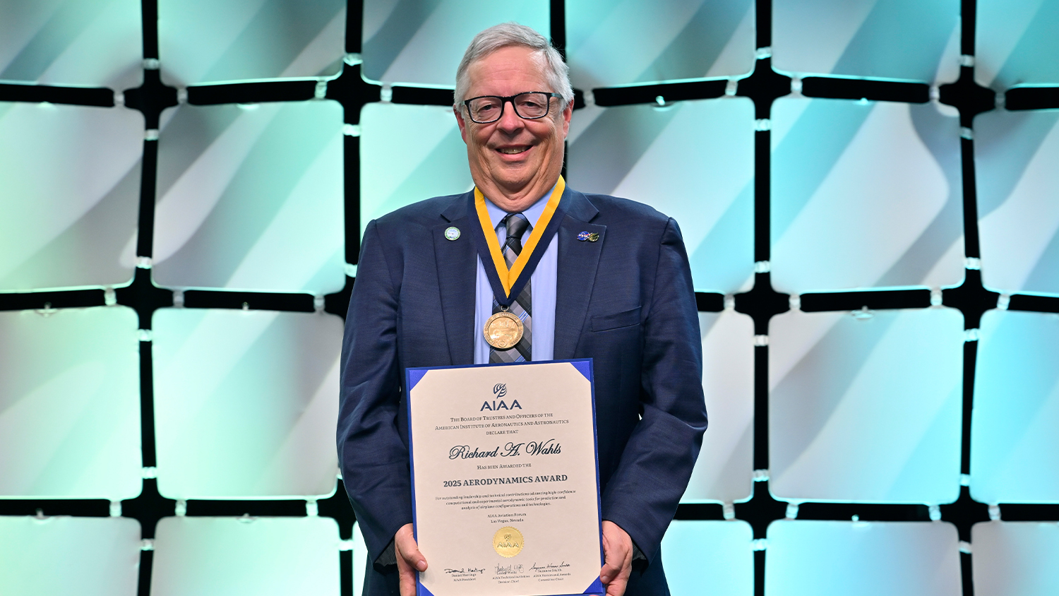 Hall of Fame Member Richard Wahls Receives AIAA Aerodynamics Award – Mechanical and Aerospace ...